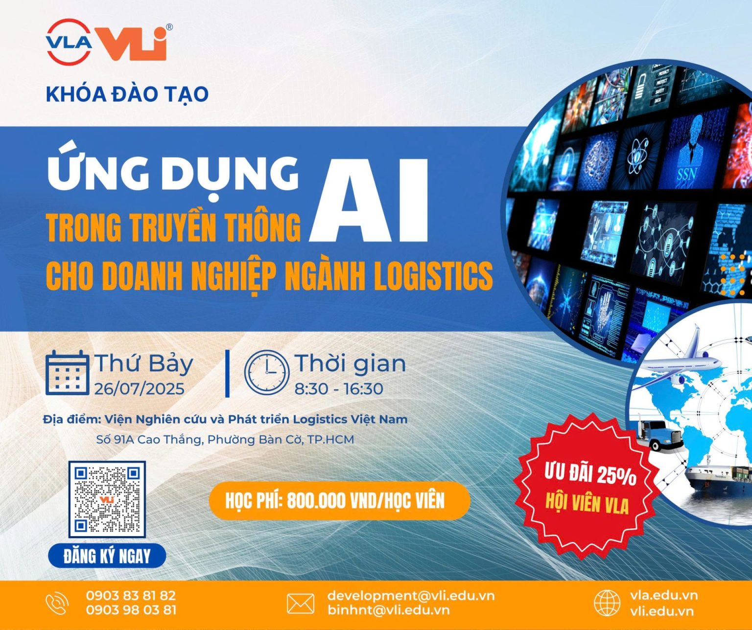 ỨNG DỤNG AI TRONG TRUYỀN THÔNG CHO DOANH NGHIỆP NGÀNH LOGISTICS - VLI